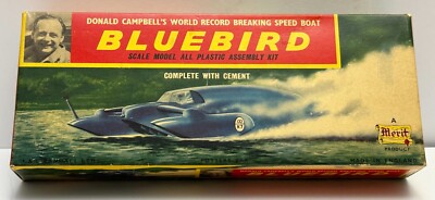 Merit Donald Campbell’s Bluebird K7 Jet Boat Model Kit | eBay