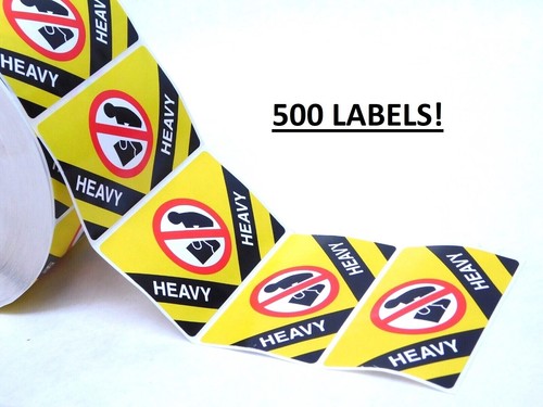 500 Labels! 2.5" x 4" HEAVY Package Box Caution Special Handling ...