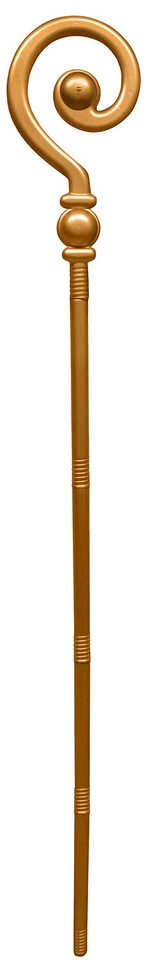 Adult Bishop Priest Pope Hat And Gold Crozier Staff Saint Costume ...