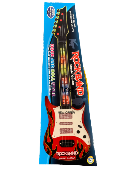 Musical 20" Guitar Kids Electronic Educational Toy With Music Light Toy ...