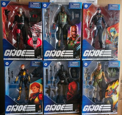 Hasbro G.I. Joe Classified Series Duke , Snake Eyes, Destro, Scarlett ...