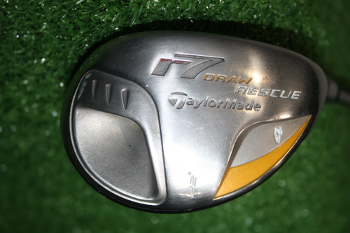Taylor Made r7 Rescue 22* Draw 4 Hybrid RH(40")Regular Flex w/New Grip ...