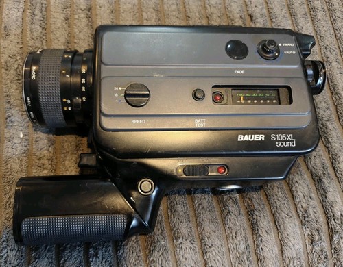 Vintage Bauer S105XL Sound Movie Camera 8mm / Super 8 Film | eBay