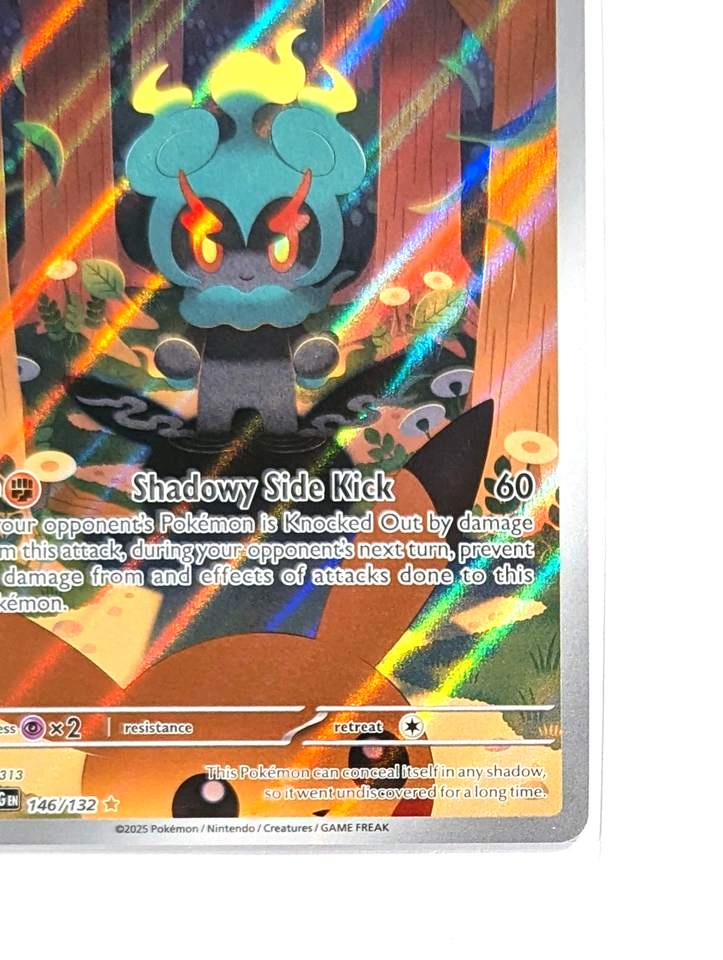 Marshadow 146/132 Illustration Rare Full Art POKEMON TCG Mega Evolution ...