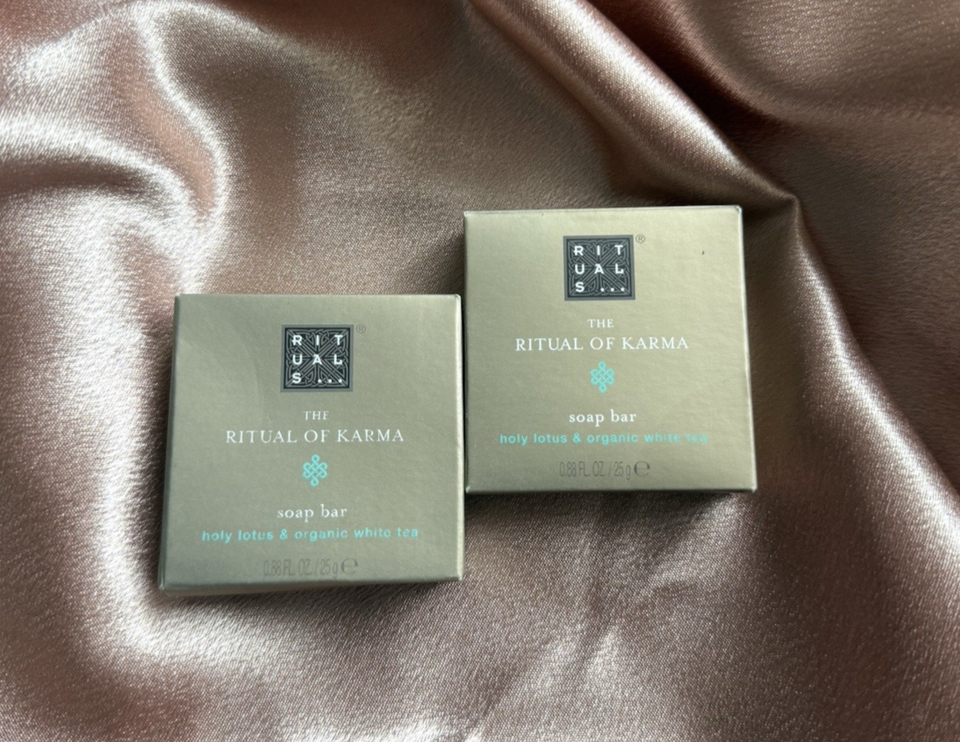 2x Rituals Ritual of Karma 25 g SEIFE Reisegröße Geschenk Mitbringsel ...
