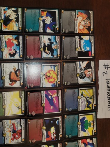 Dragon Ball Z Tcg World Tournament Saga Card Lot Common 16, Uncommon 5 ...