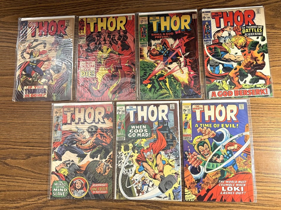Journey into Mystery/Thor #120, 122, ..172, 180, 191 (x15 Comics ...