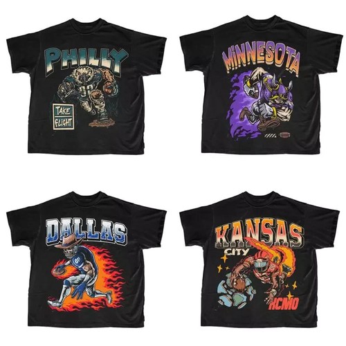 All Teams Football Graphic Bootleg College Team t-shirt 2024 2025 | eBay