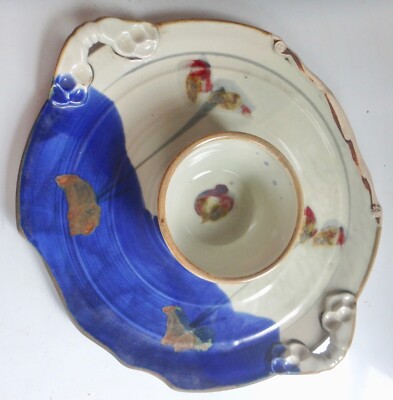 McKee Pottery Lovely Chips & Dip Platter Artisan Design Signed | eBay