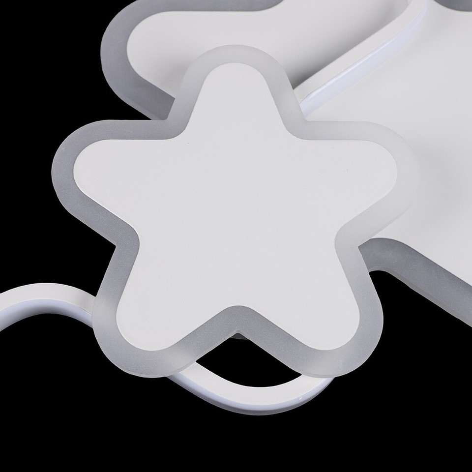 37W Acrylic Star shape LED Ceiling Light Living Room Decoration Lamp ...