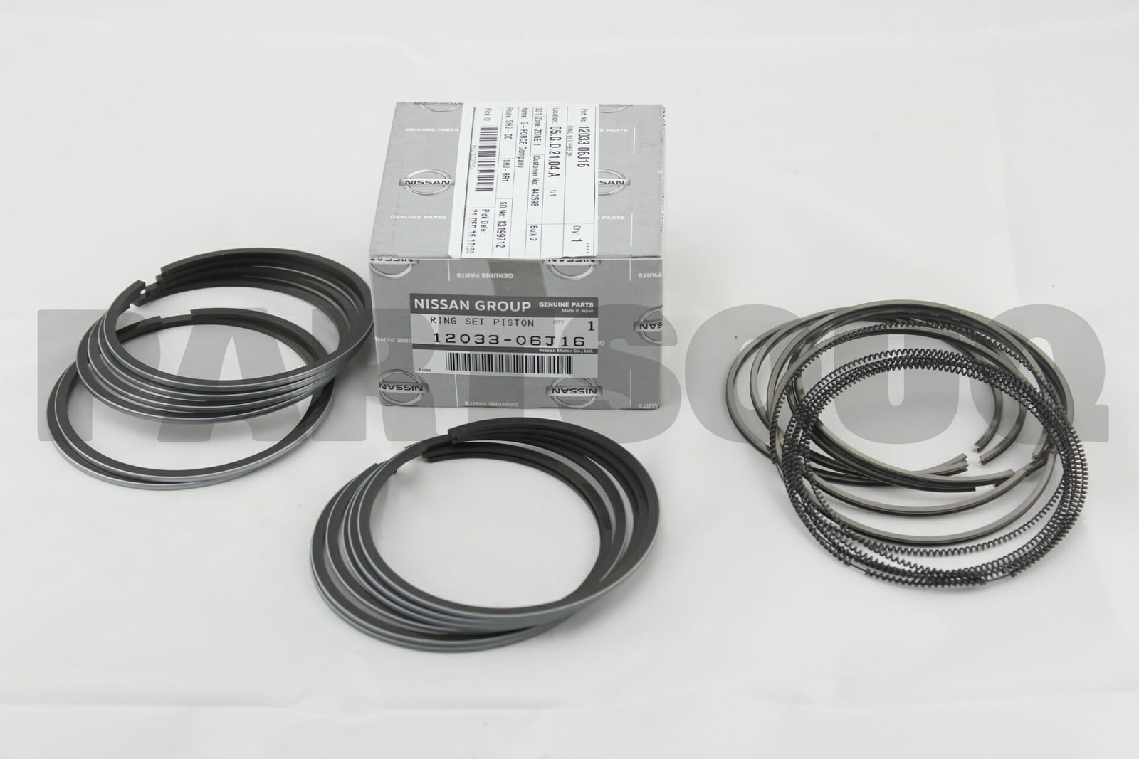 1203306J16 Genuine Nissan RING SET-PISTON 12033-06J16 | eBay