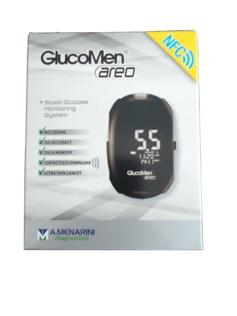 GlucoMen Areo Blood Glucose Diabetes Monitoring System With 10 Test ...