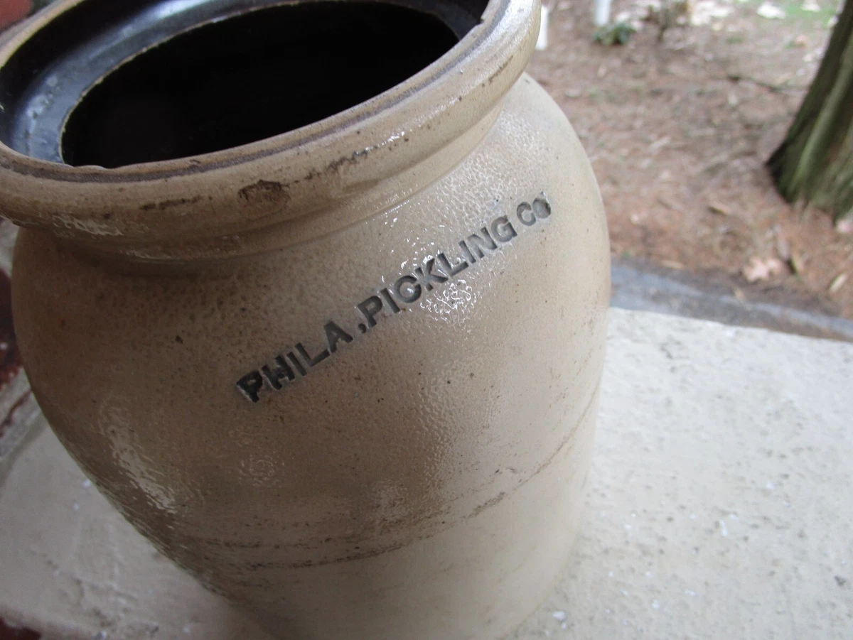 Antique Stoneware Crocks For Pickling