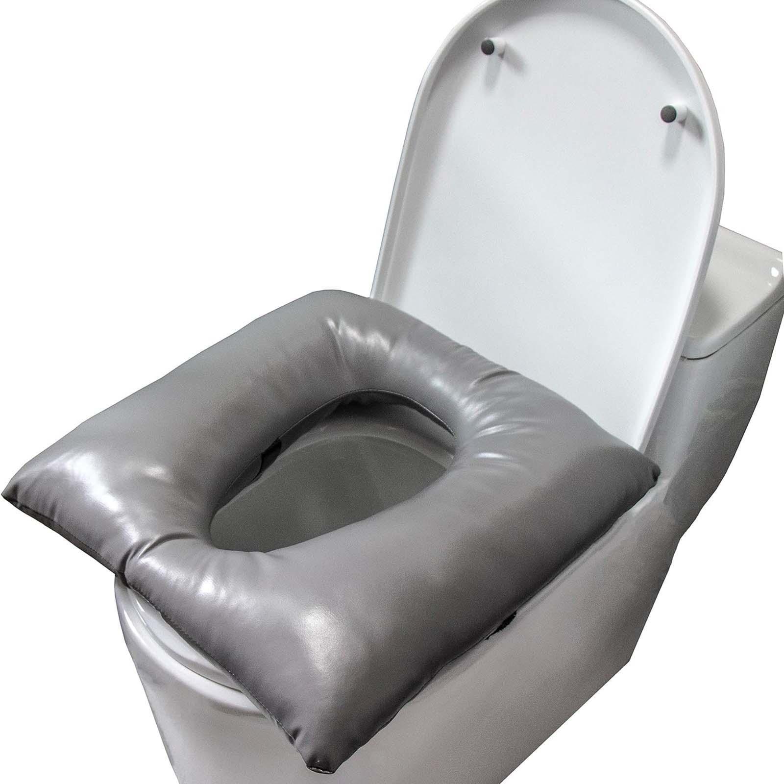 Bedside Commode Chair Cushion PU Surface Padded Cushion for Patients ...