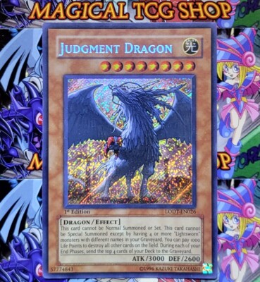 Yugioh Judgment Dragon LODT-EN026 1st Edition Secret Rare NM | eBay