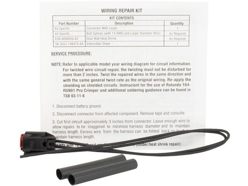 For Ford Transit-350 Battery Current Sensor Connector Motorcraft 24174ZSHT