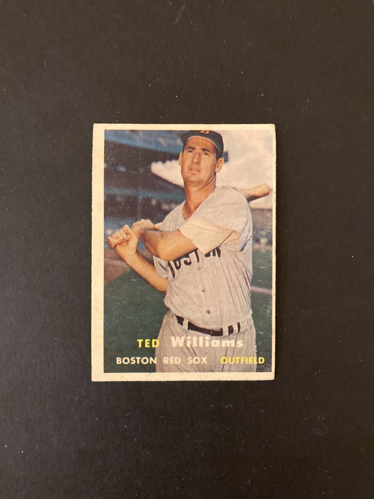 1957 Topps Set Break-TED WILLIAMS Baseball Card#1 Boston Red Sox. | eBay