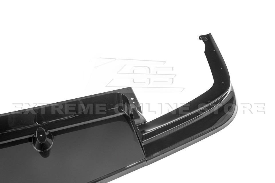 For 97-04 Corvette C5 Performance GLOSSY BLACK Front Bumper Vented Lip ...
