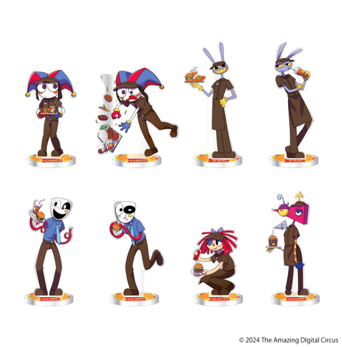 Amazing Digital Circus Trading Acrylic Stand TADC Cafe Limited Complete ...