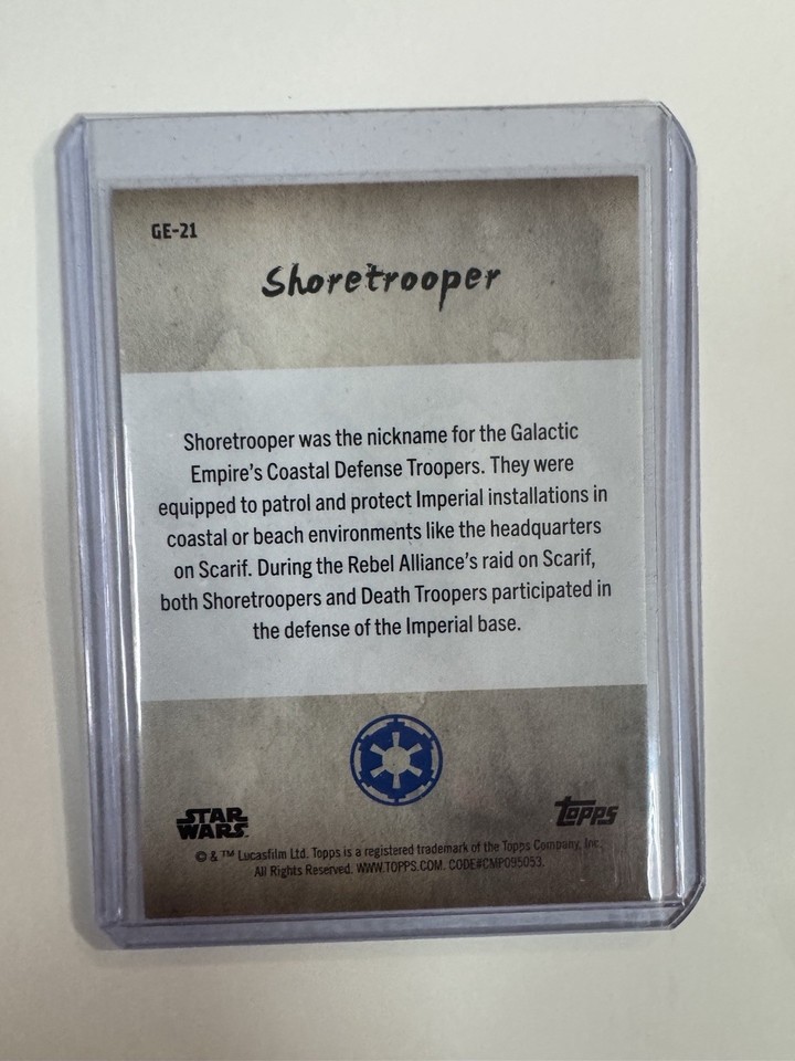 2025 TOPPS Star Wars Meiyo Star Wars Celebration - Shoretrooper ...