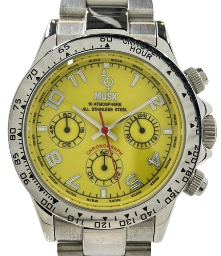 Musk Watch Quartz MA-2116 Uomo MUSK | eBay