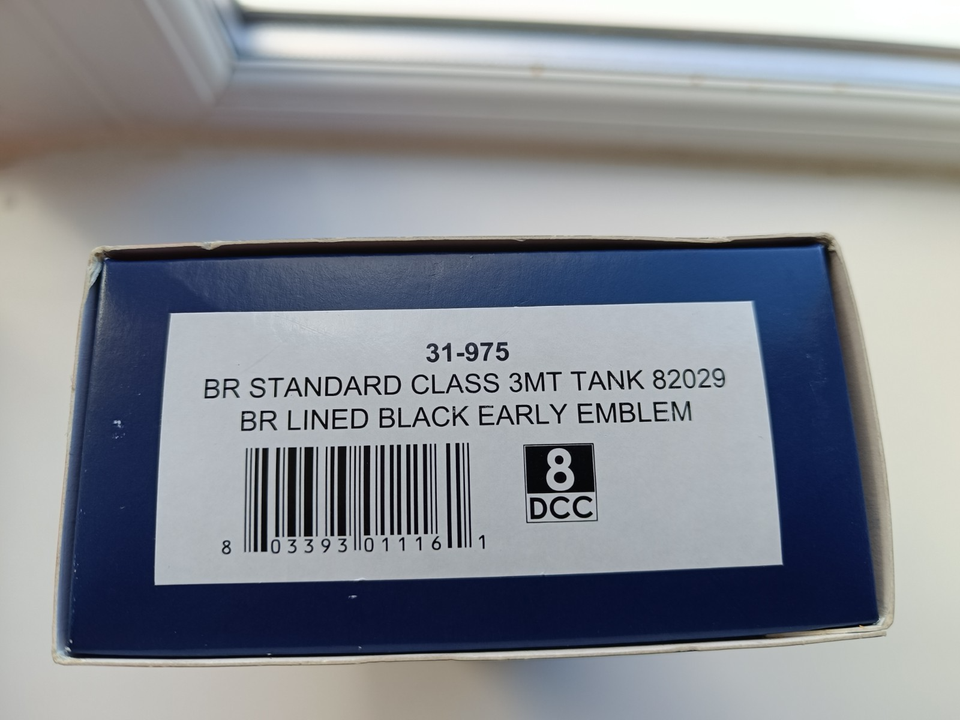 BACHMANN 31-975 BR STANDARD CLASS 3MT TANK 82029 BLACK OO GAUGE | eBay UK