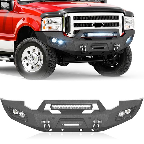 Front Bumper For 2005-2007 Ford F250 F350 F450 with Sensor Holes, Winch ...