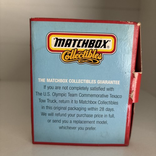 Matchbox 55 1955 Chevy 3100 Tow Truck Texaco U.S. A. Olympic Team ...