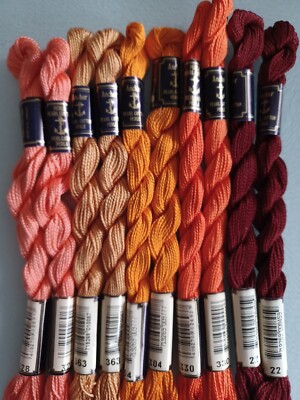 10 NEW, UNUSED, GENUINE ANCHOR PERLE/PEARL COTTON SIZE 5. SET 46 | eBay UK