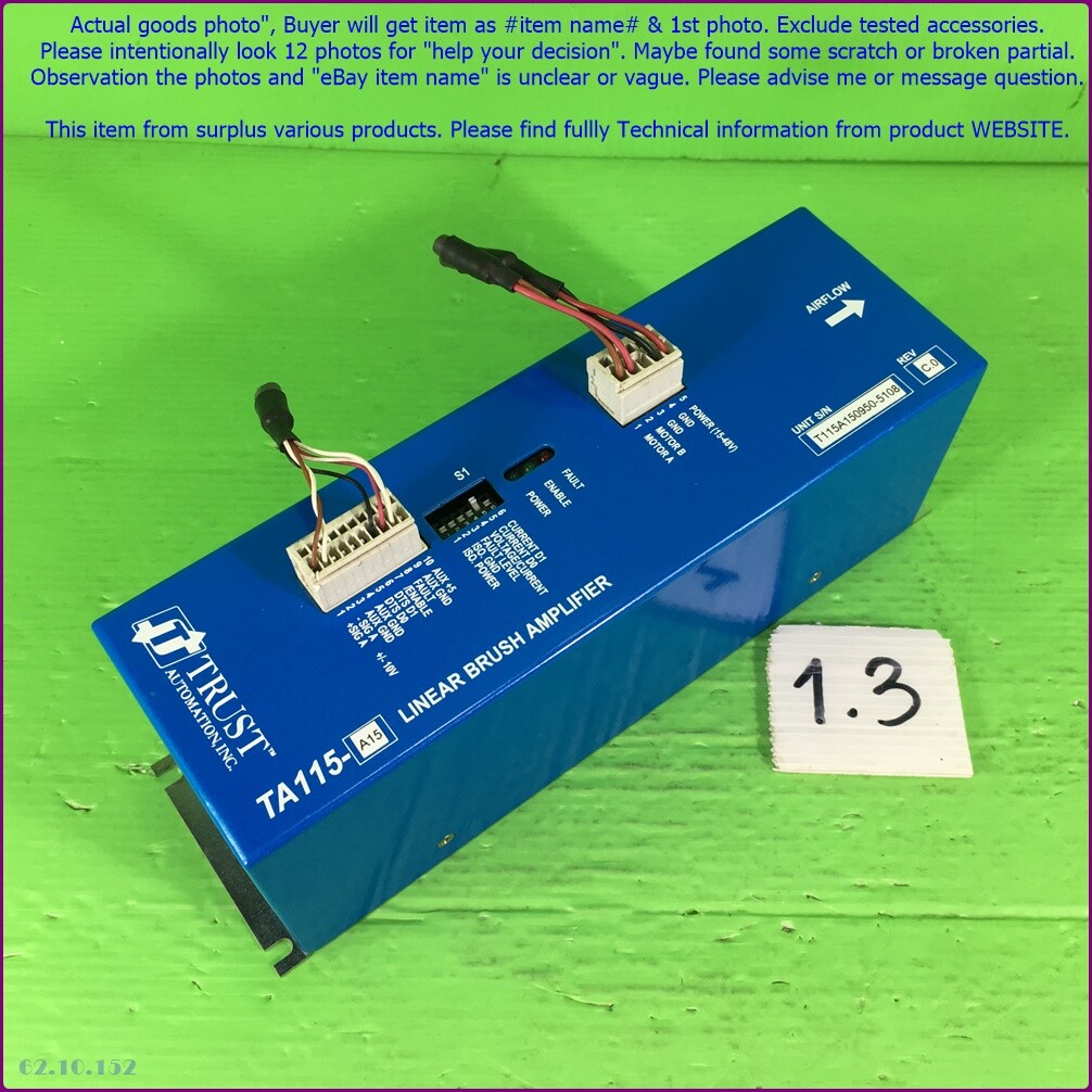TRUST TA115-A15, Linear Brush Amplifier as photo, sn:random, Tested ...