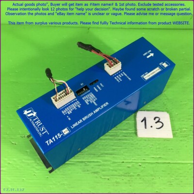 TRUST TA115-A15, Linear Brush Amplifier as photo, sn:random, Tested ...