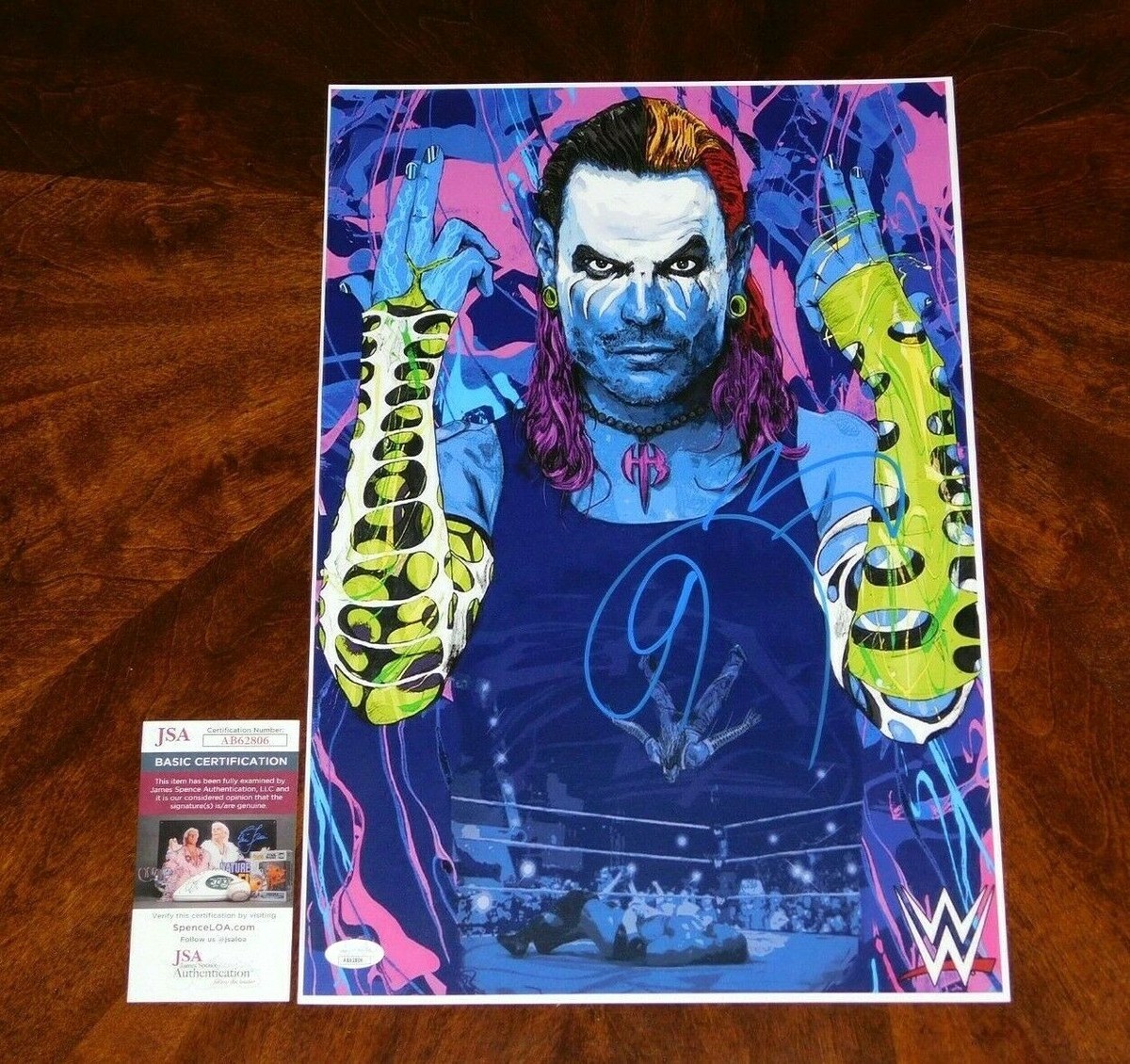 Jeff Hardy Artwork Professional Wrestlers Posters | Jeff Hardy Poster