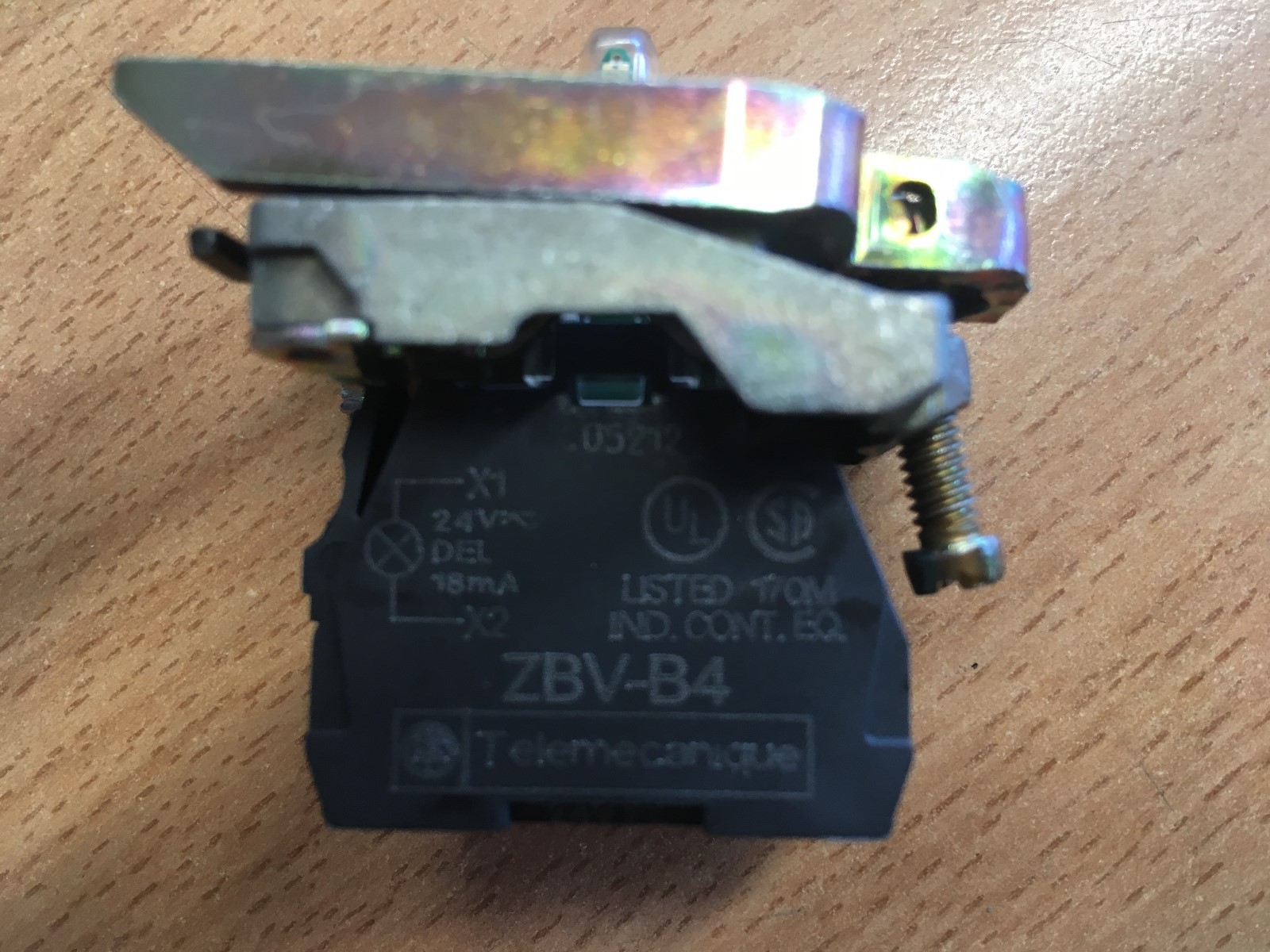 TELEMECANIQUE XB4 BVB4 red LED pilot light. | eBay