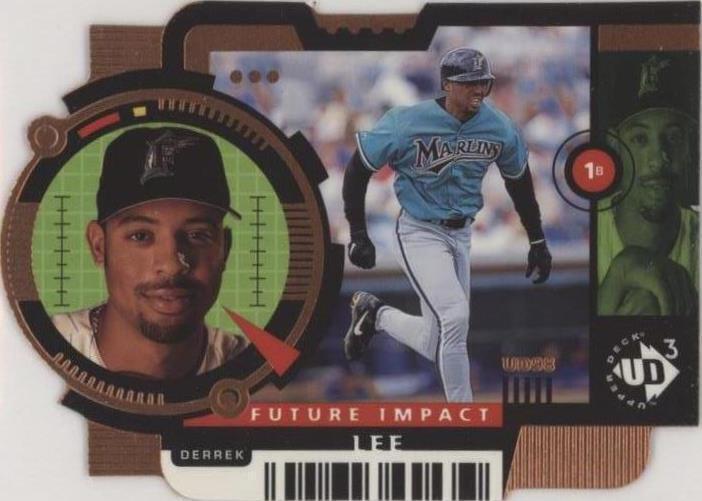 1998 Upper Deck UD3 - Future Impact Derrek Lee #30 Die-Cut /2000 for ...