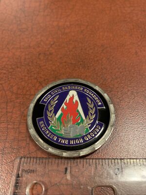 50th Civil Engineer Squadron Presented By The Commander Challenge Coin ...