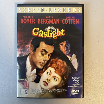 Gaslight (1944 Movie) Charles Boyer, Ingrid Bergman (DVD Region 4) VGC ...