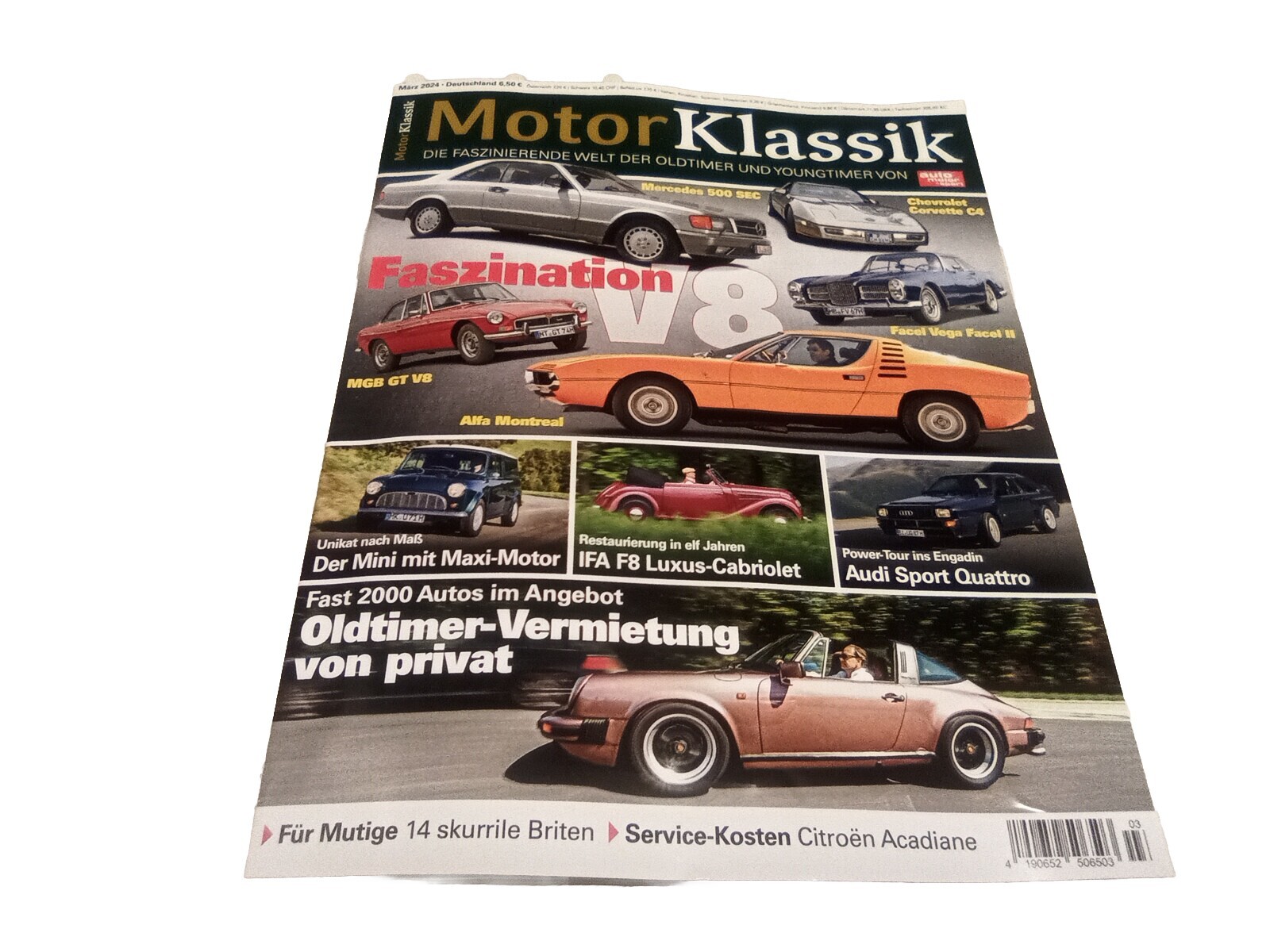 Motor Klassik Nr. 3 / 2024 NEU Magazin Zeitschrift Auto Oldtimer | eBay