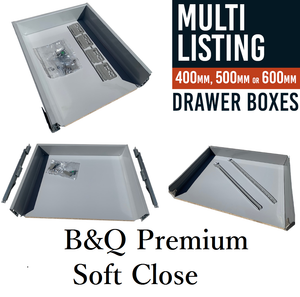 B&Q Drawer Boxes for 400mm or 500mm Cabinets with 18mm Side Panels ...