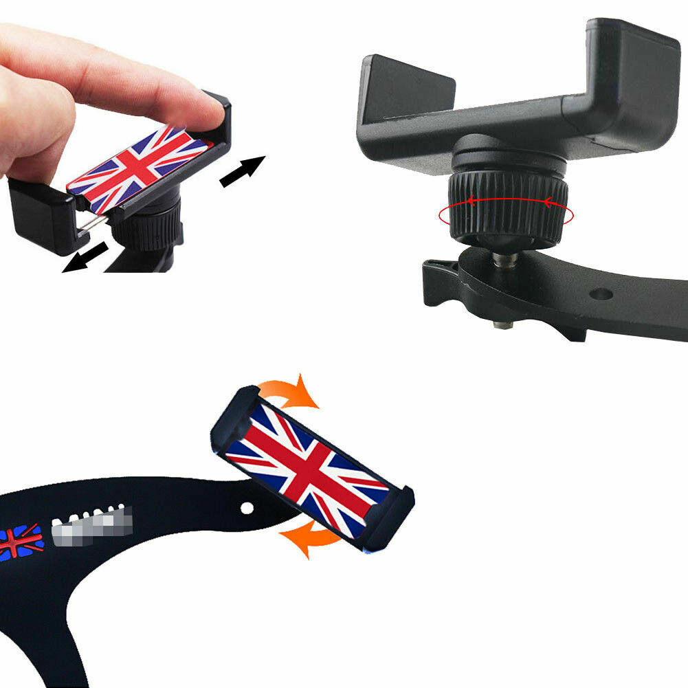 Union Jack For Mini Cooper F54 F55 F56 Cell Phone GPS Mount Cradle ...