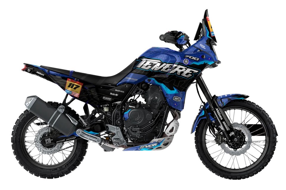 Yamaha TENERE 700 2025 GRAPHIC KIT, STICKER KIT TENERE 700, DECALS ...