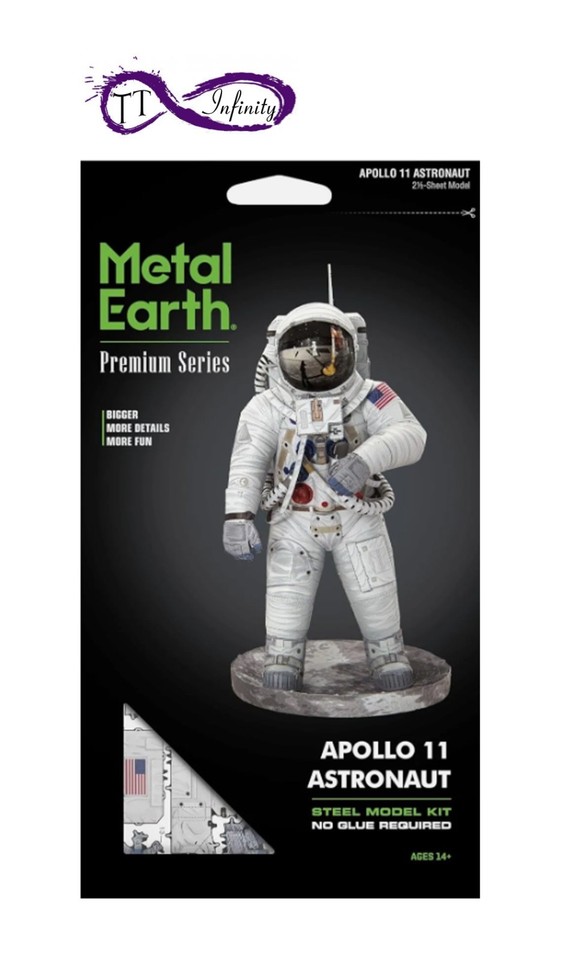 Metal Earth Apollo 11 Astronaut Premium Series 3D Model DIY Kit PS2016 ...