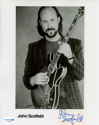 John Scofield AUTOGRAPH Signed Jazz Guitar Autographed 8x10 Photo ACOA ...
