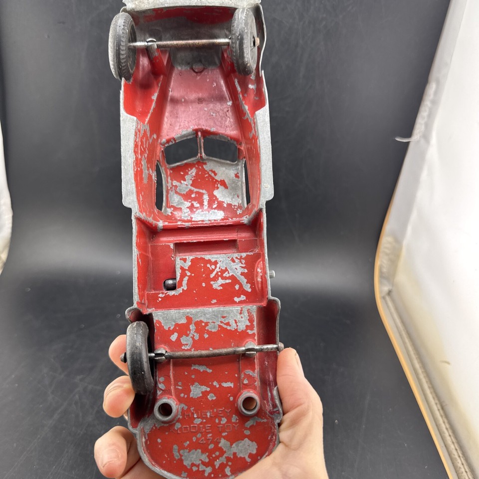 Vintage Hubley 474 Kiddie Toy Red Wrecker Tow Truck📦 | eBay
