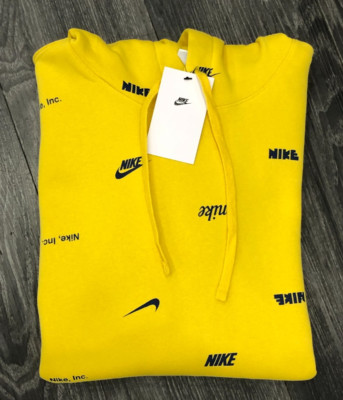 *NEW* Men's NIKE NSW CLUB FLEECE ALL OVER GRAPHIC PULLOVER HOODIE ...