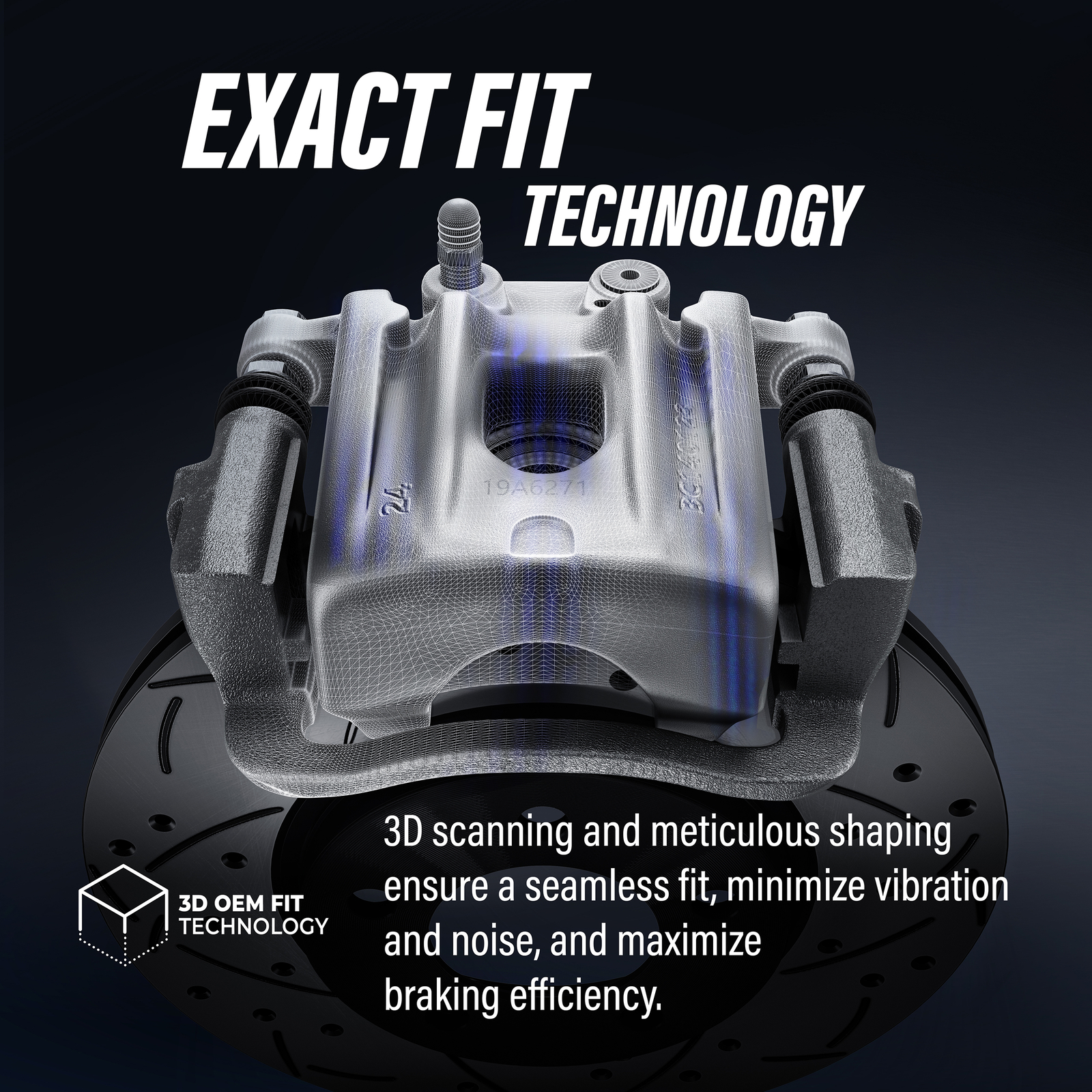 Rear Left Brake Caliper For BMW 750i xDrive 750Li 550i GT Alpina B7 ...