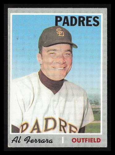 Al Ferrara 1970 Topps #345 San Diego Padres | eBay