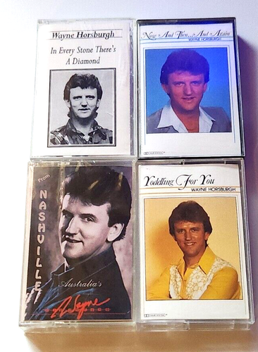 Lot of 4 Wayne Horsburgh Cassette Australia Nashville Yodelling Diamond ...