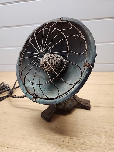 ANTIQUE ART DECO HECLA FIRE IMPERIAL CAST IRON & COPPER HEATER 1920s ...