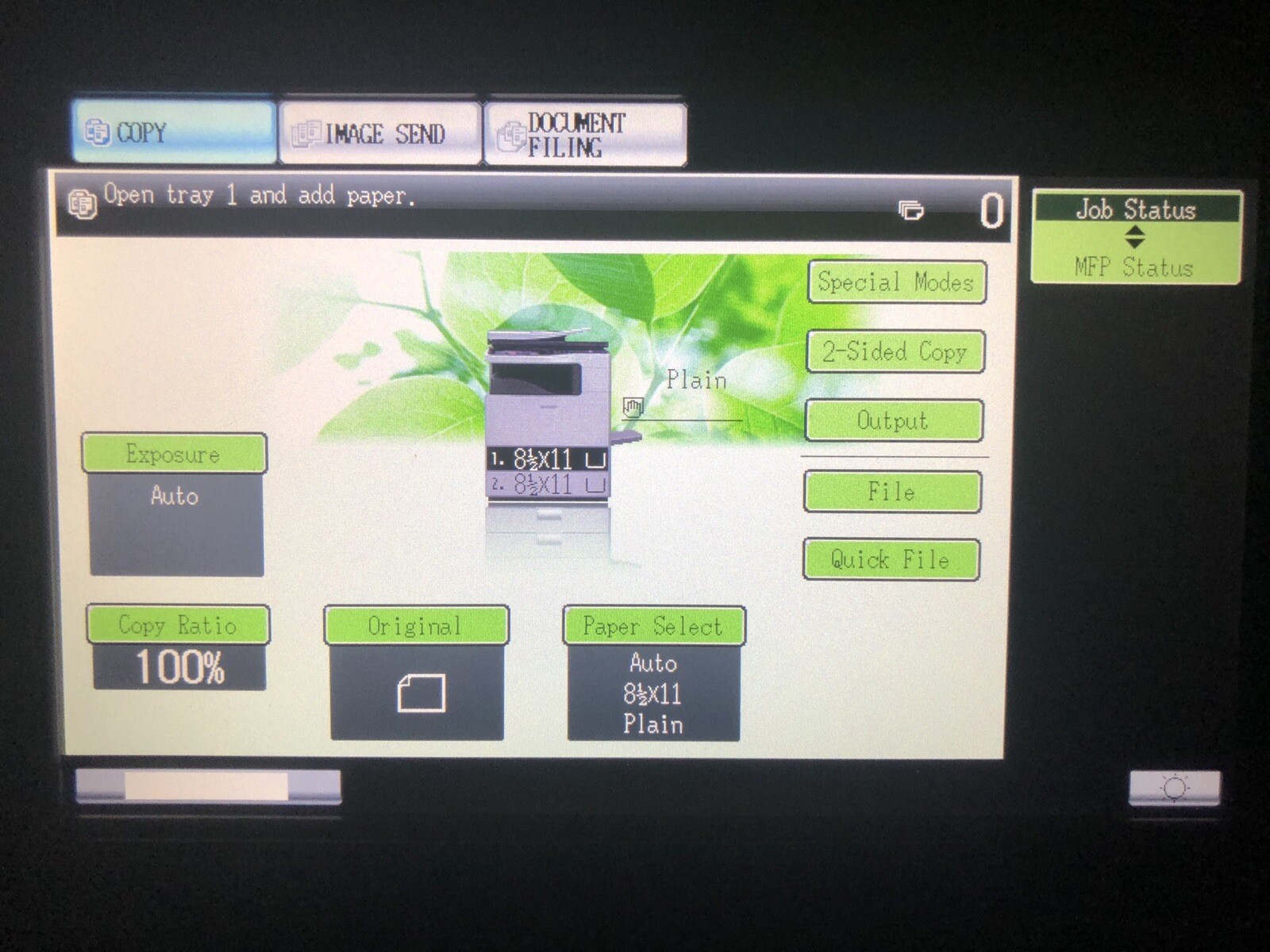 Sharp MX-B402 Multi-functional B&W Copier W/Fax Under 2000 Copies | eBay