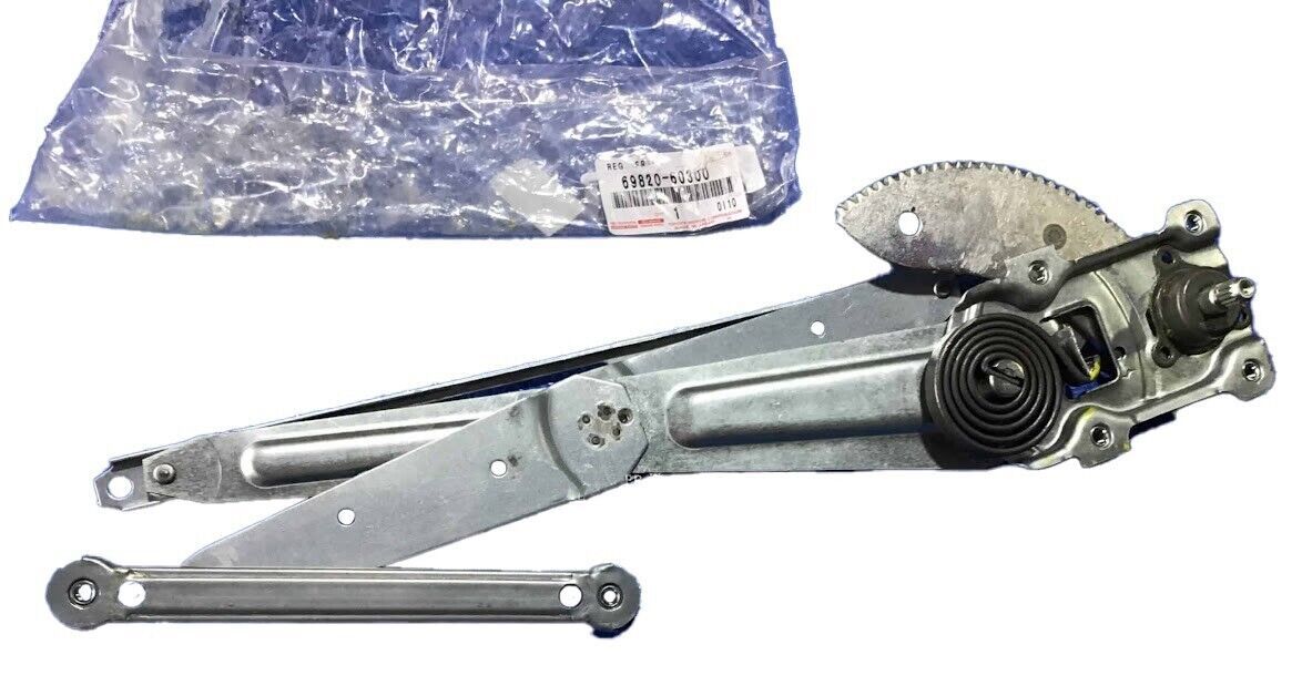 Toyota Genuine REGULATOR SUB-ASSY, FRONT DOOR WINDOW, LH 69820-60300 ...